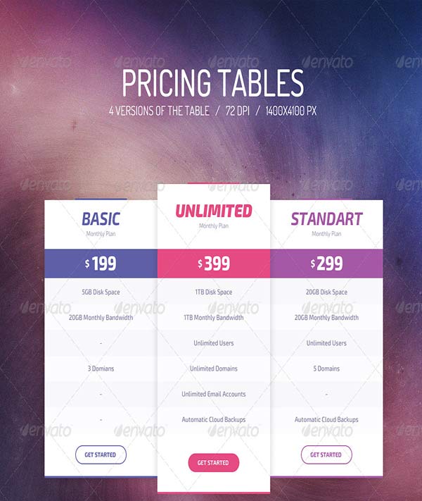 29+ Price Table Designs